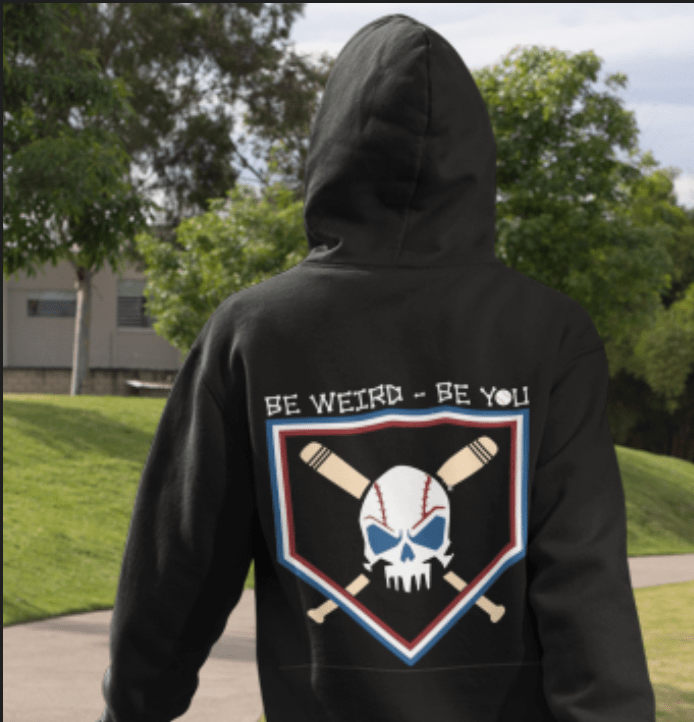 Baseball Hoodie - Weirdo 4 Life